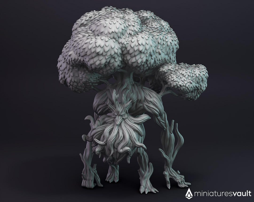 Ancient Treant / Ent / Walking Tree - Miniature for Dungeons & Dragons ...