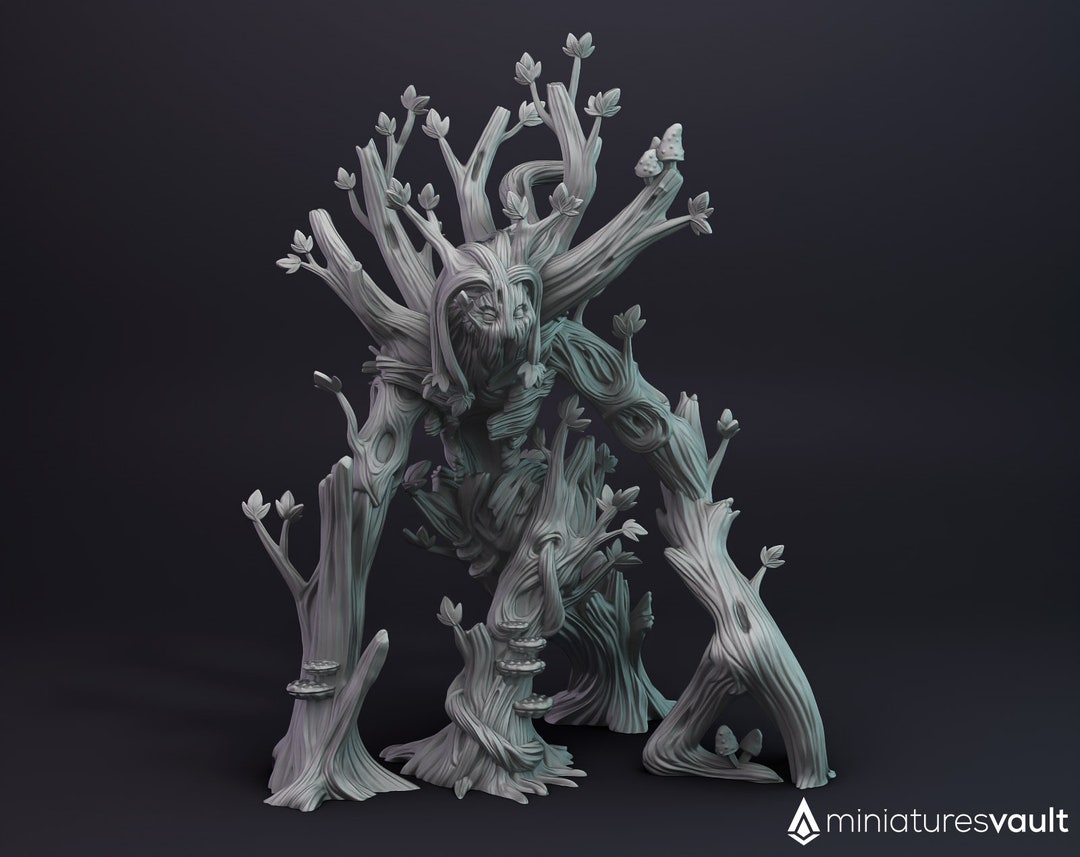 Treant / Ent / Treefolk - Miniature for Dungeons & Dragons 5E, Tabletop ...