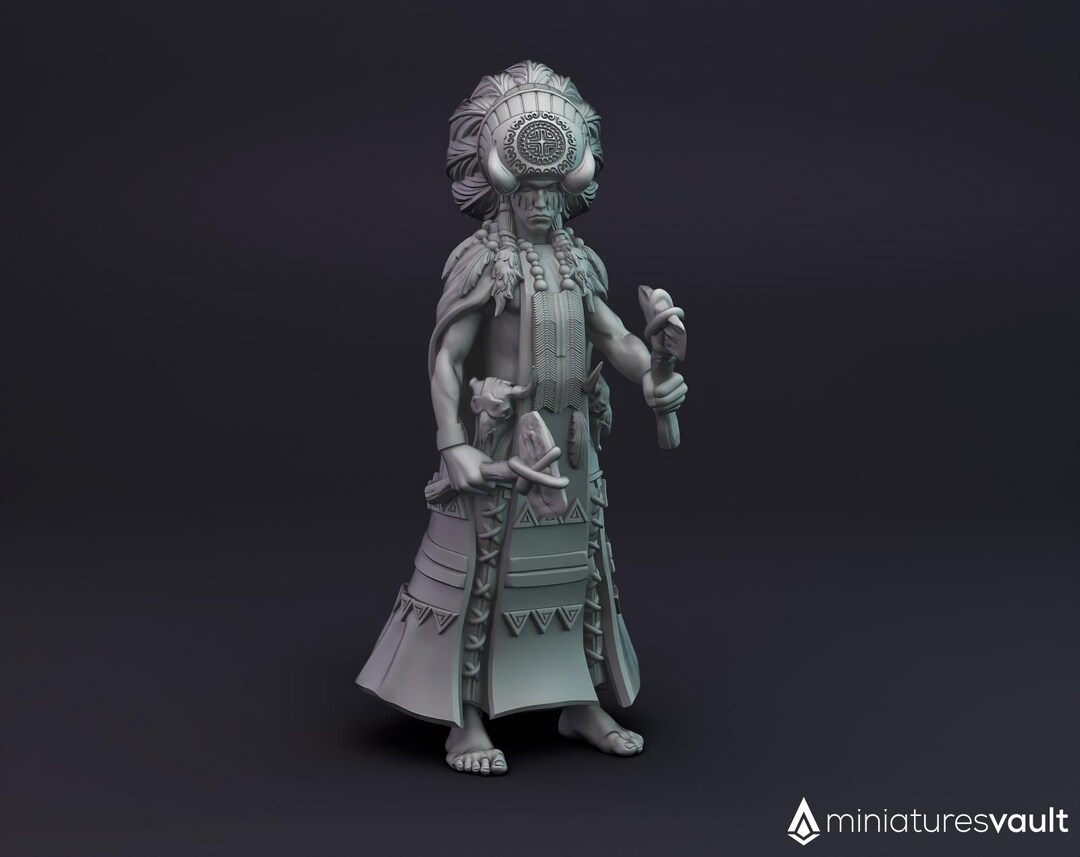 Tribe Shaman / Druid / Apache / Native American - Miniature for ...