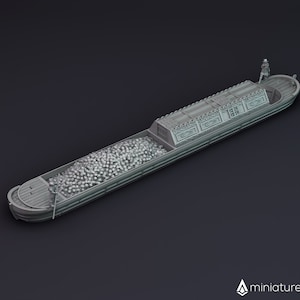 River Barge / Boat With Rafters - Playable Terrain for Dungeons ...