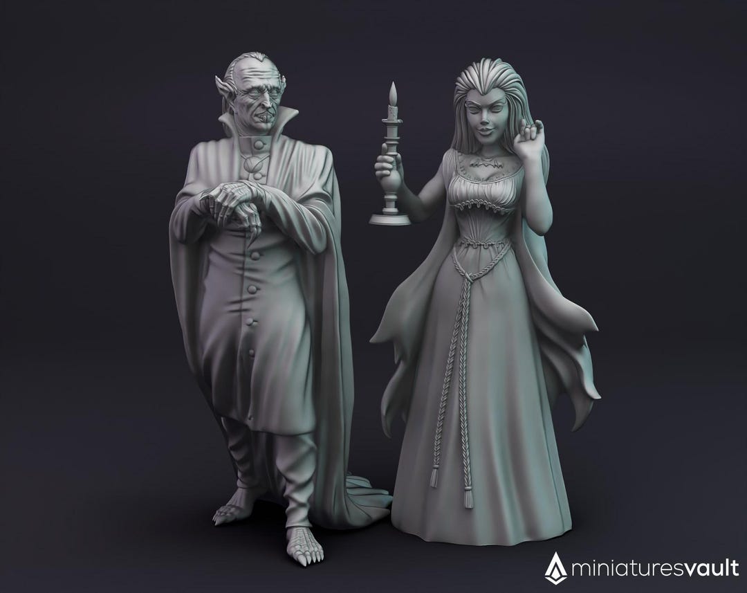 Vampire Elders Couple / Undead Baron / Baroness - Miniatures for ...