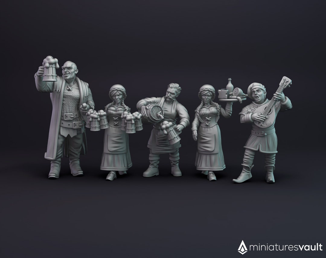 Inn Workers / Tavern Employees (waitress, Bartender, Bard, Bouncer ...