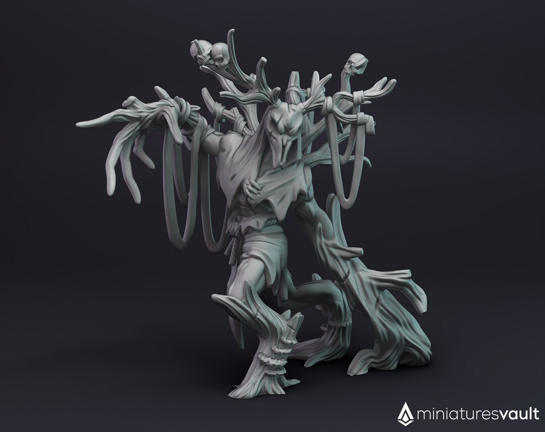 Forest Demon Wendigo - Miniature for Dungeons & Dragons 5E, Tabletop ...