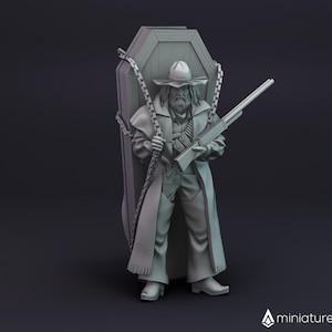 Cursed Gunslinger / Weird West Cowboy - Miniature for Dungeons ...