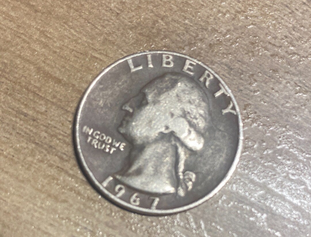 1967 Washington Quarter No Mint/ Date on Rim - Etsy