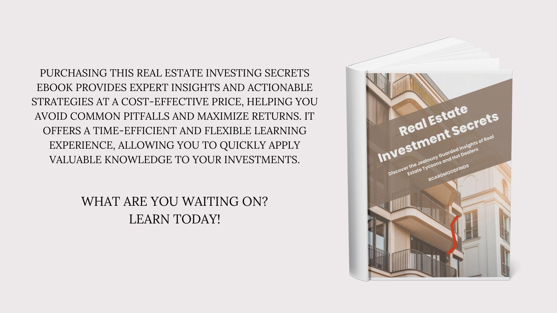 Real Estate Investment Secrets Ebook | Real Estate Ebook | Investing ...