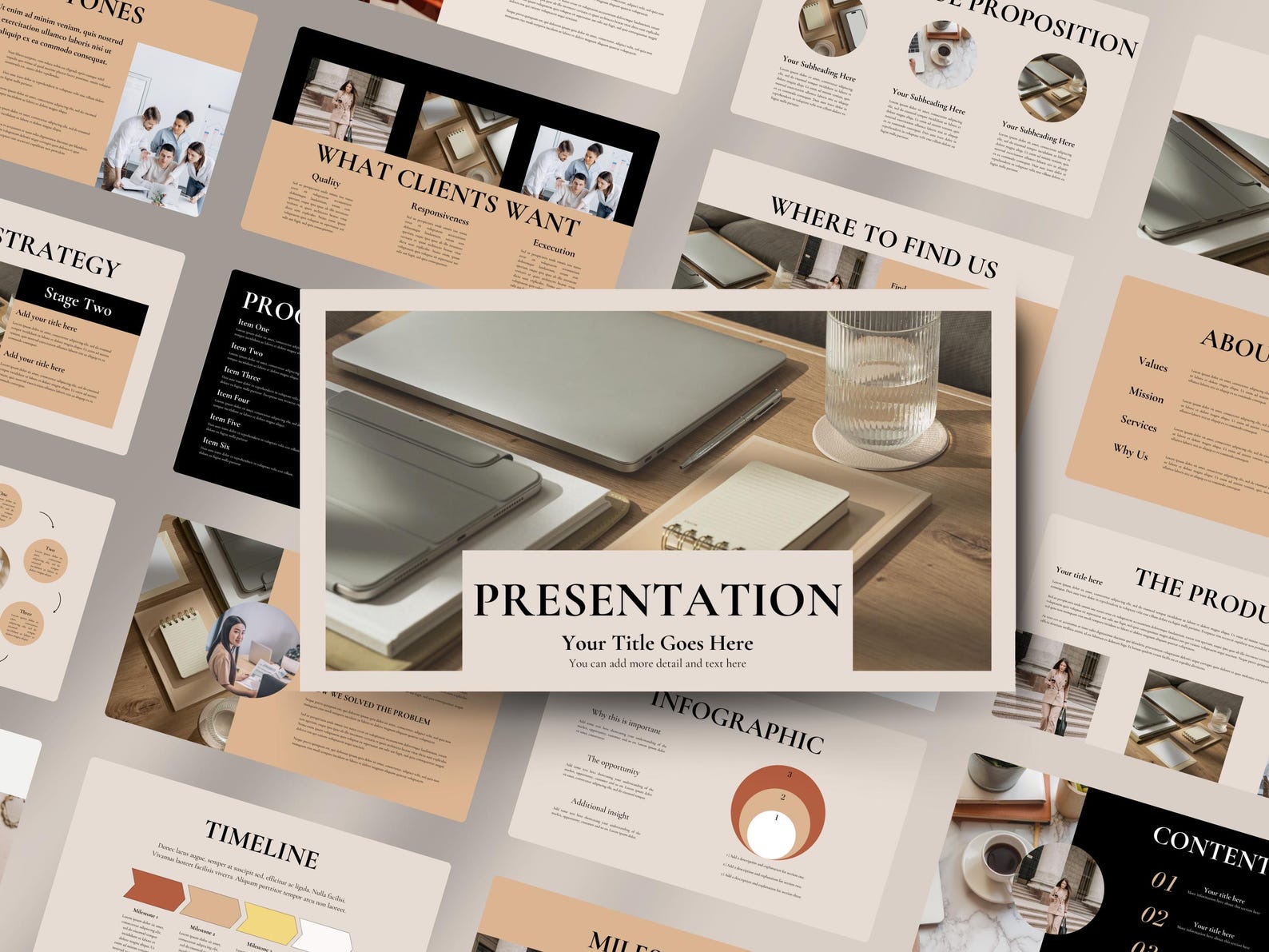 Pitch Deck Template, Canva Proposal, Business Presentation, Marketing ...