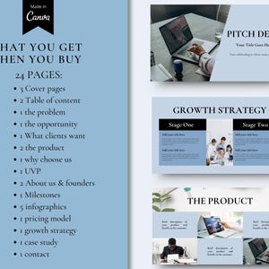 Canva Presentation Template, Small Business Presentation, Start up ...