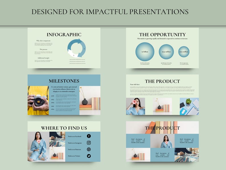 Pitch Deck Canva Template Presentation Editable Pitch Deck Small ...