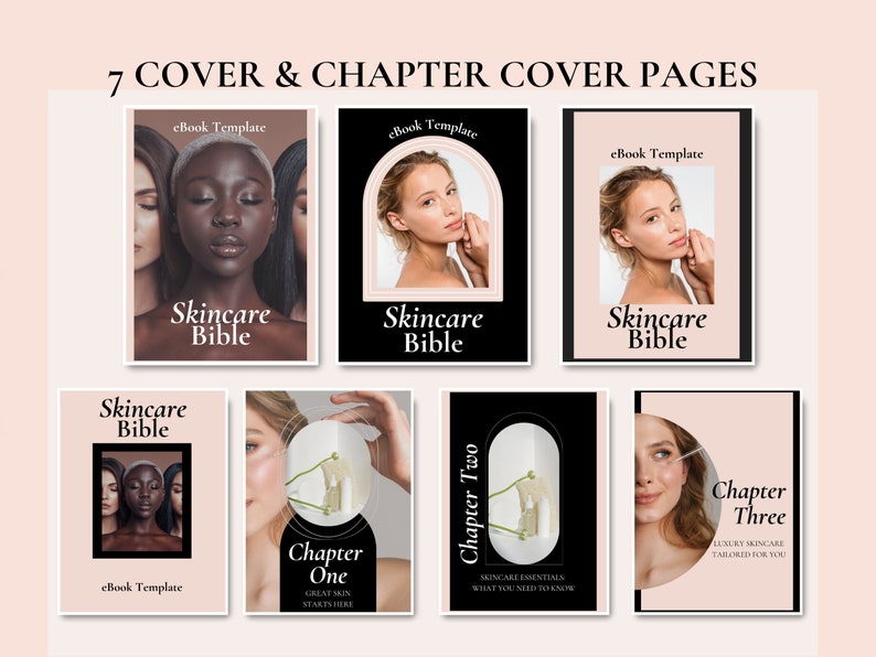 Skincare Ebook Template Skincare Workbook Canva Ebook Skin Luxury ...