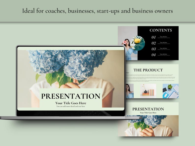 Pitch Deck Canva Template Presentation Editable Pitch Deck Small ...
