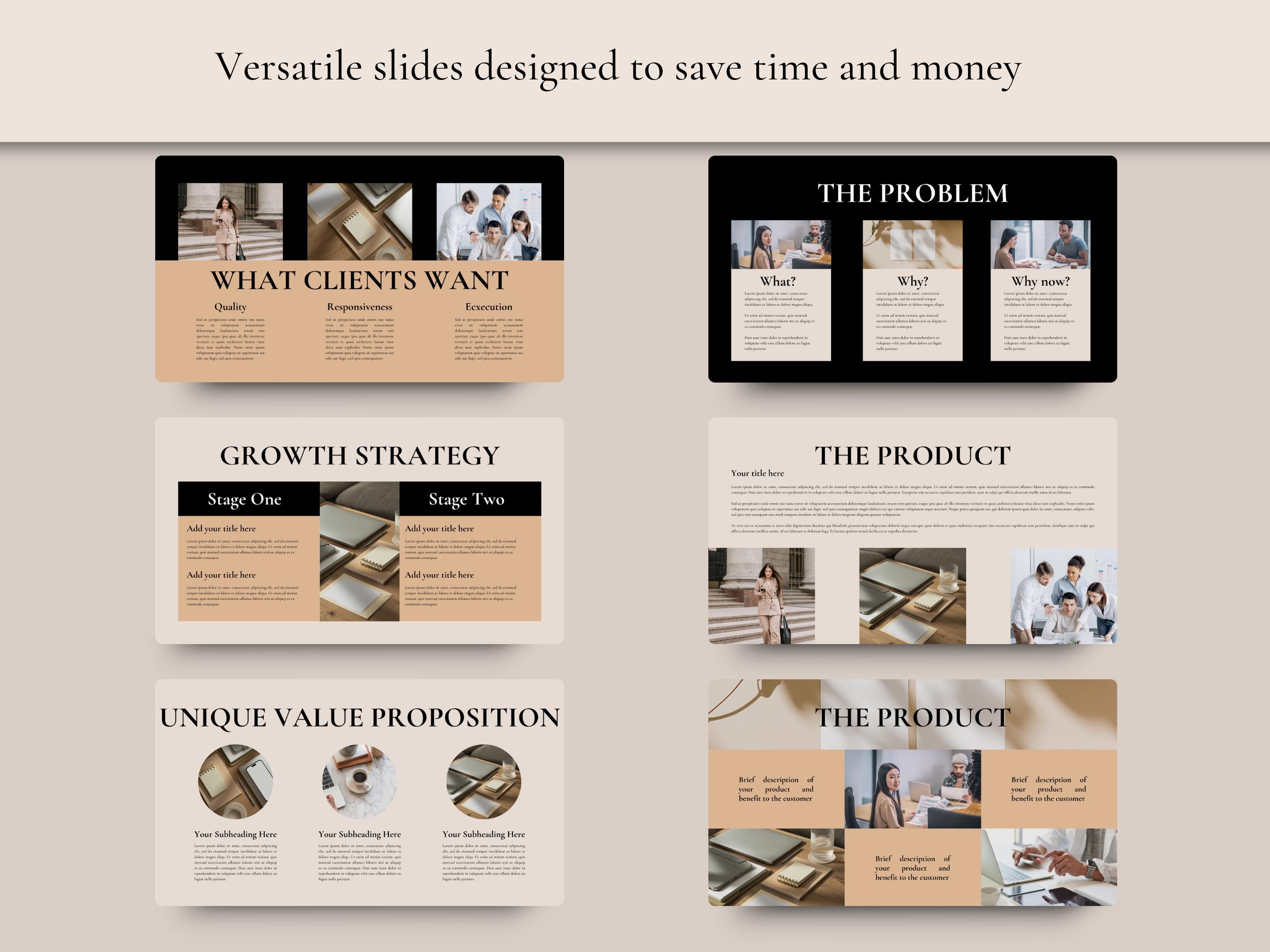 Pitch Deck Template, Canva Proposal, Business Presentation, Marketing ...