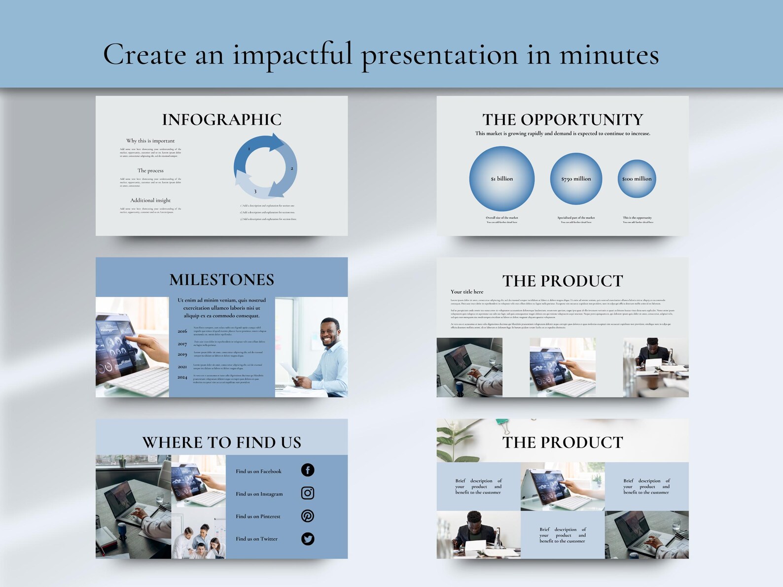 Canva Presentation Template, Small Business Presentation, Start up ...