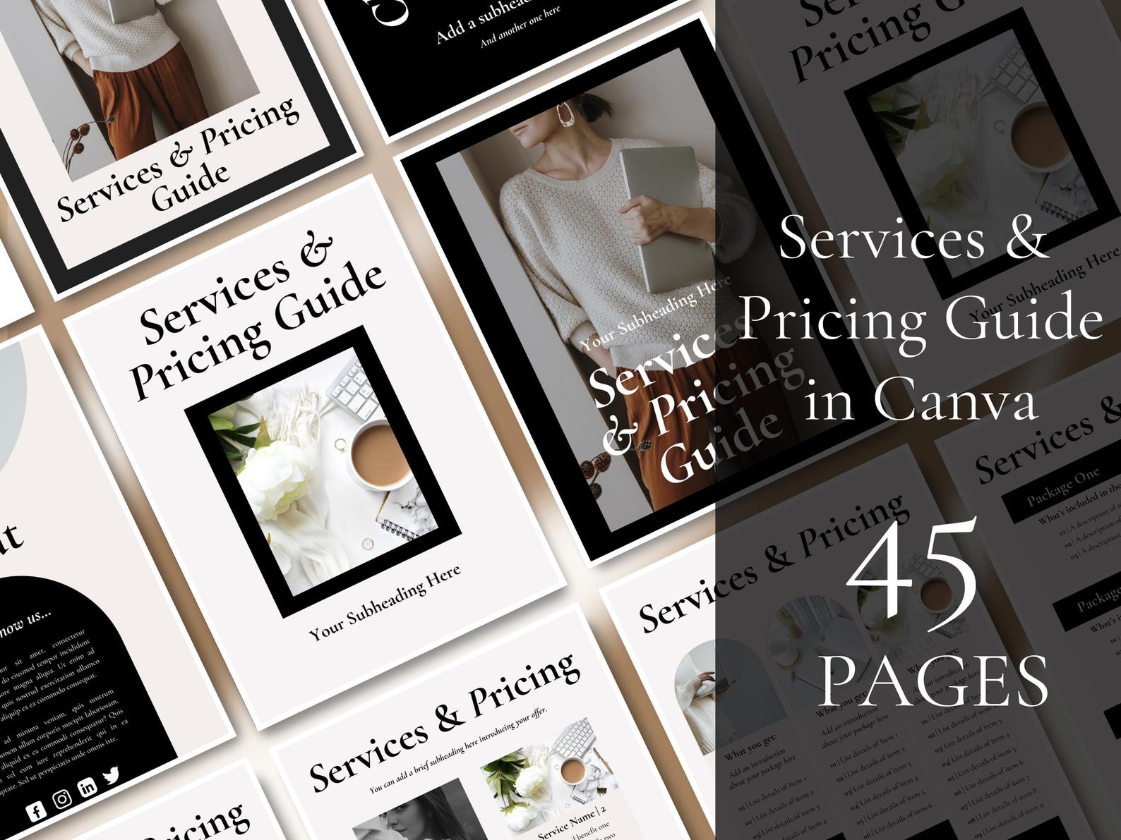 Services & Pricing Guide Template Business Proposal Pricing Template ...
