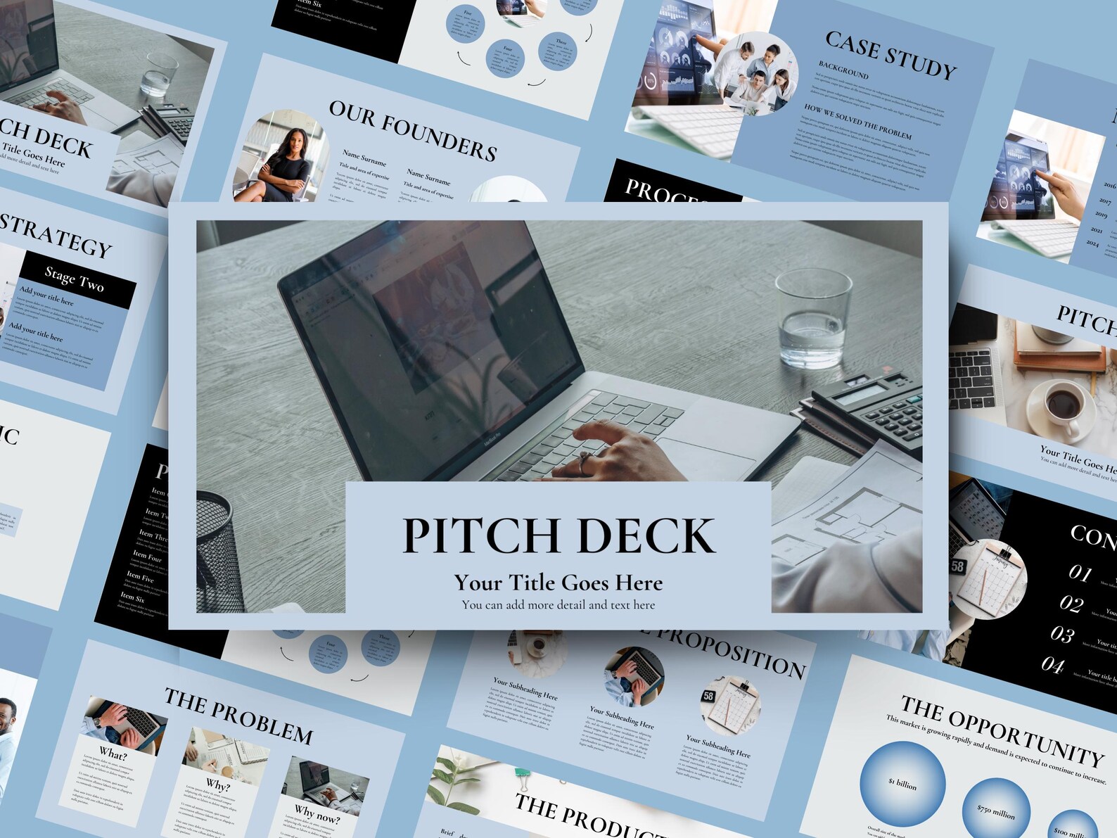 Canva Presentation Template, Small Business Presentation, Start up ...
