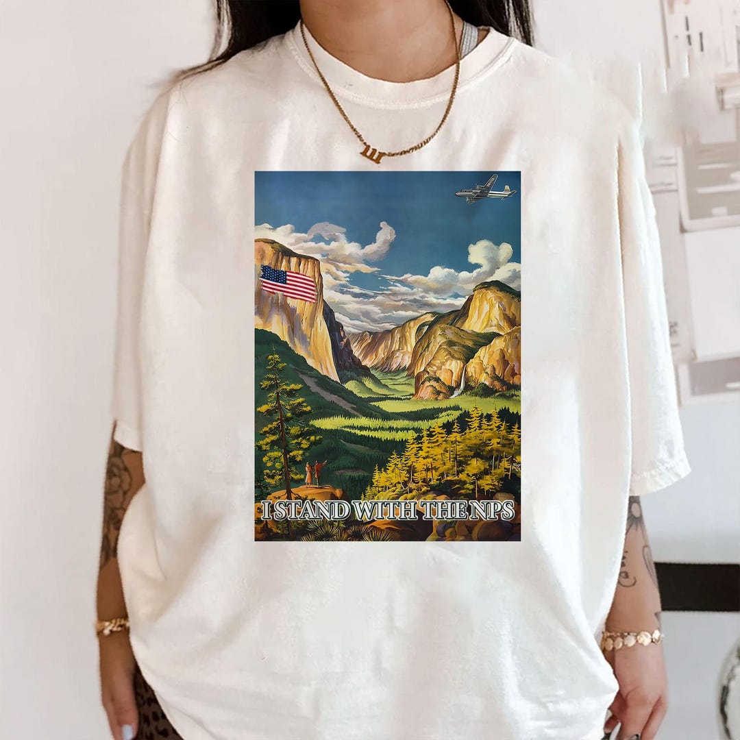 I Stand With the NPS Shirt, National Park Support Tee, Nature ...