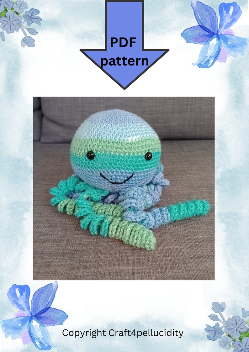 Crochet Octopus Pattern. - Etsy