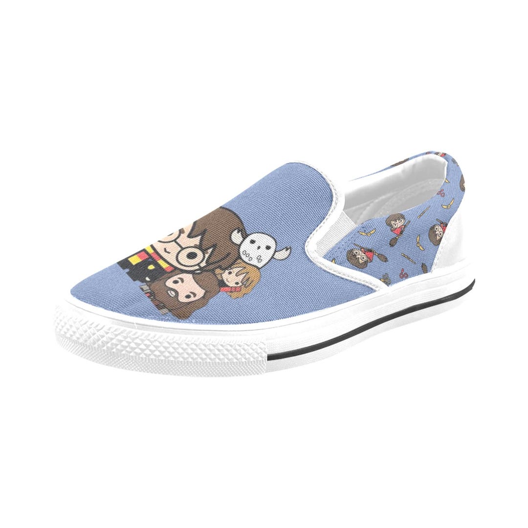 Character Harry Blue Slip-on Canvas Kid's Shoes - Etsy