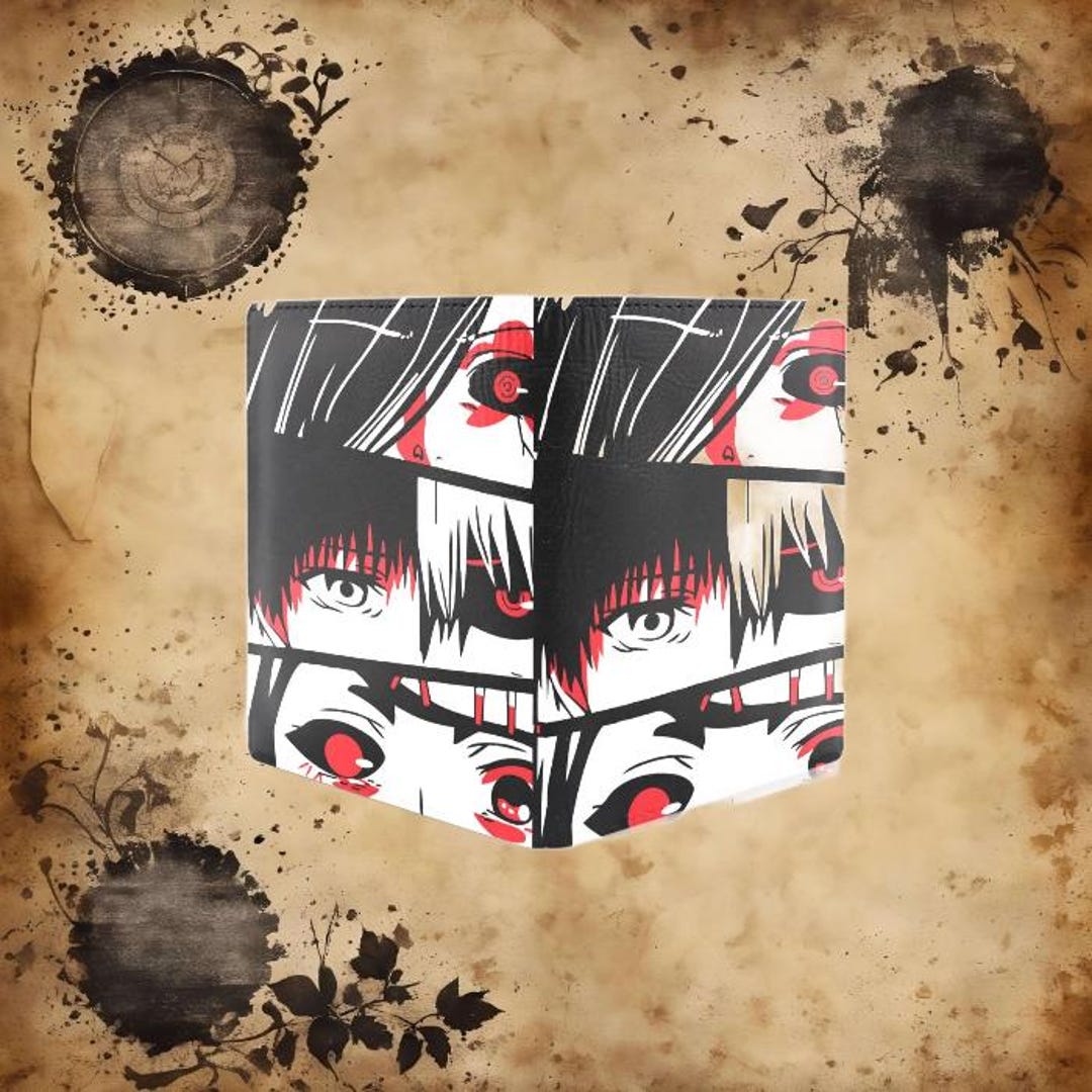 Character Anime Leather Wallet - Etsy