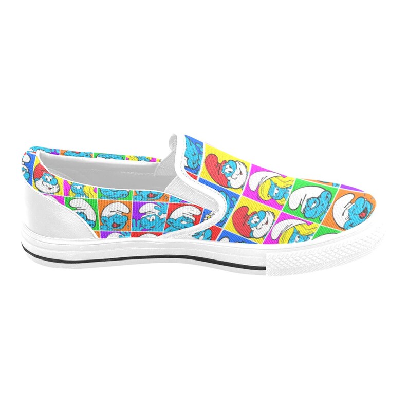 Character Group Smurfs Slip-on Canvas Kid's Shoes - Etsy
