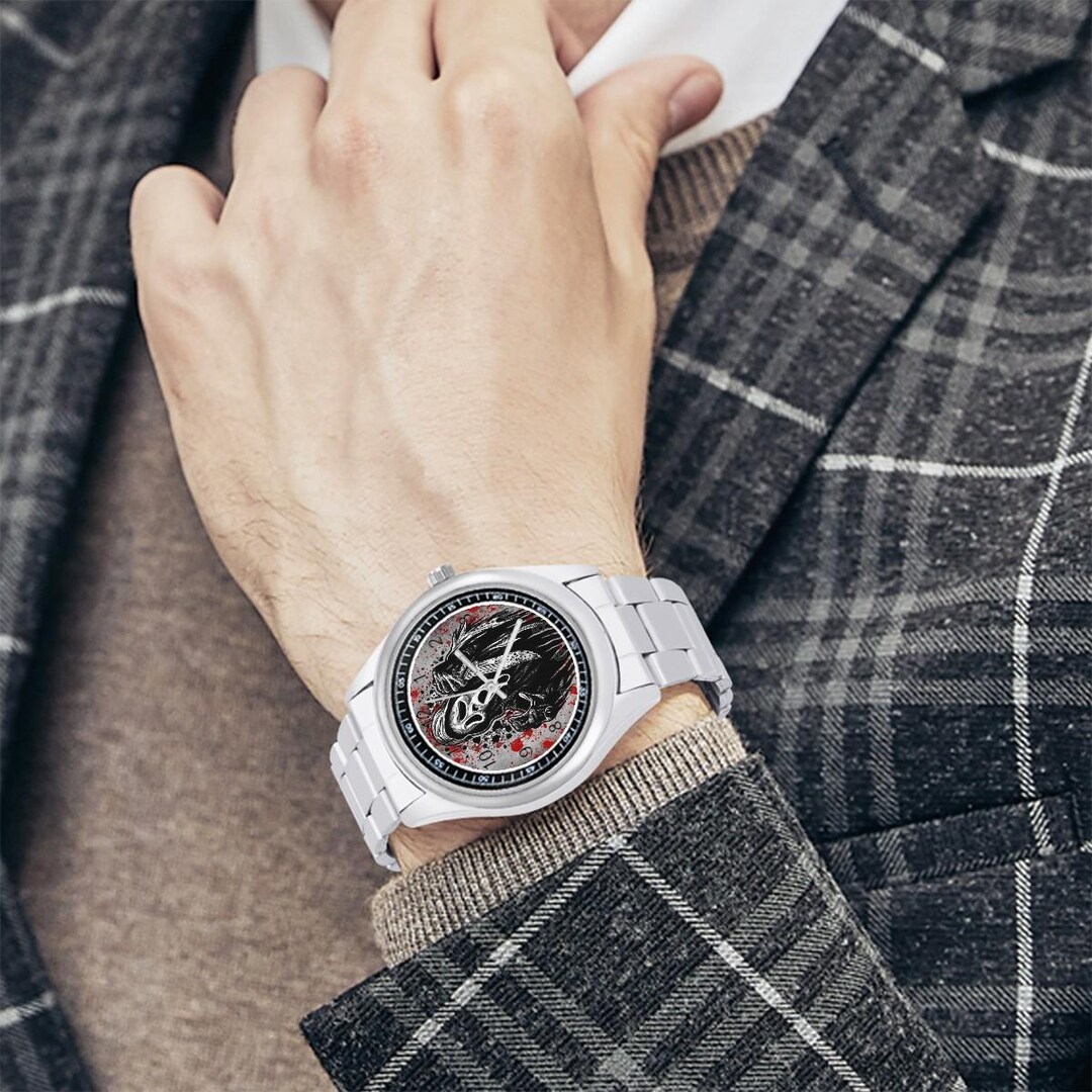 Character Scream Simple Stainless-steel Watch - Etsy