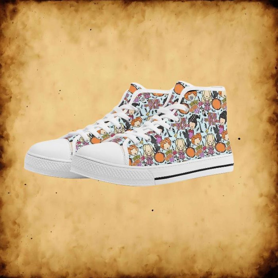Character Hocus Pocus High-top Canvas Shoes - Etsy