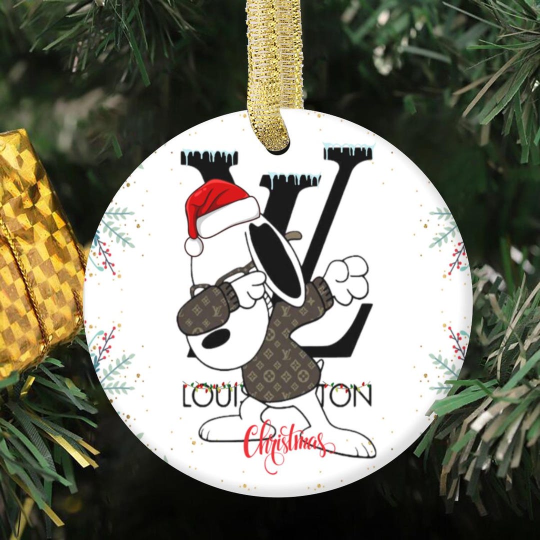 Character Snoopy LV Double Sided Ornament - Etsy