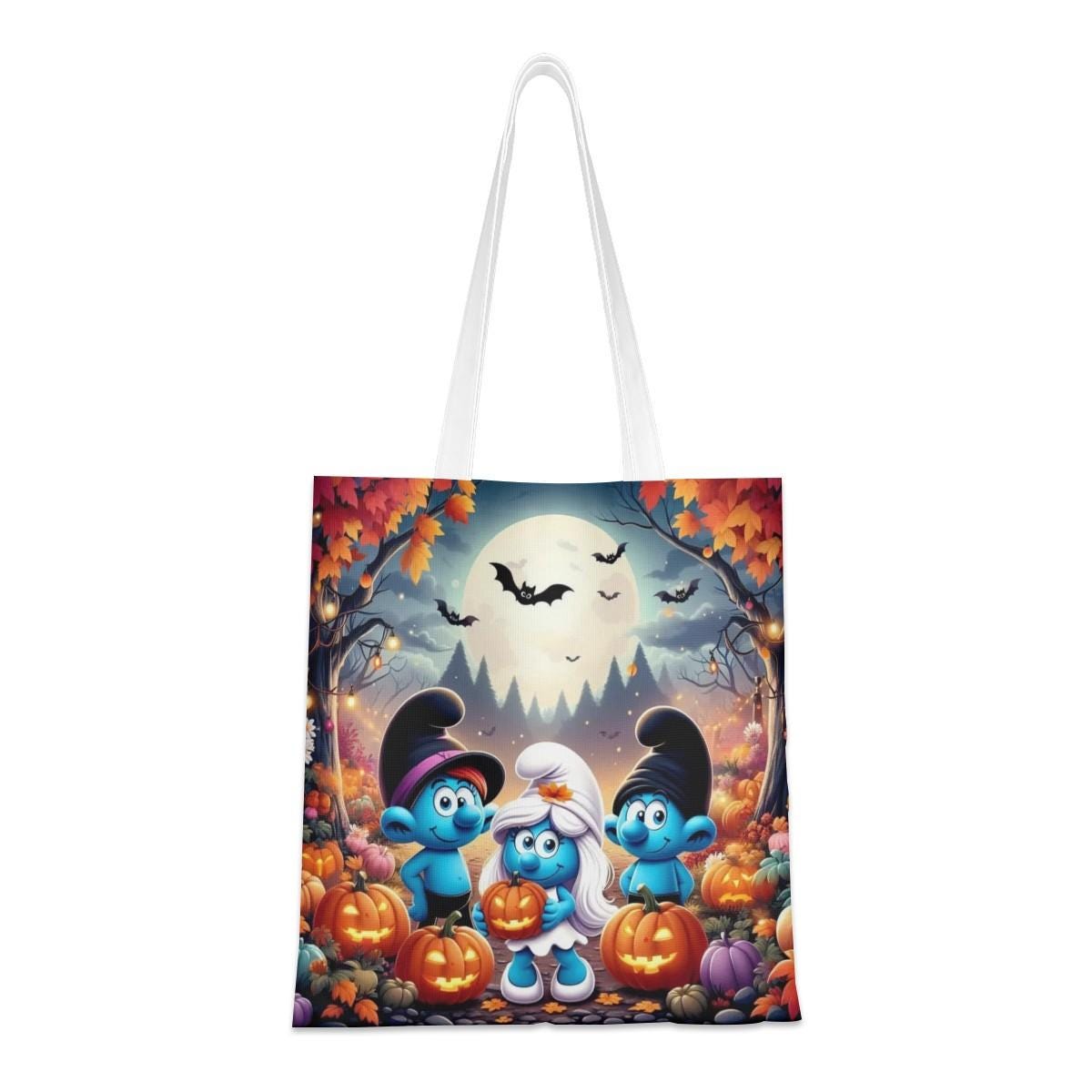 Character Smurfs Canvas Tote Bag - Etsy