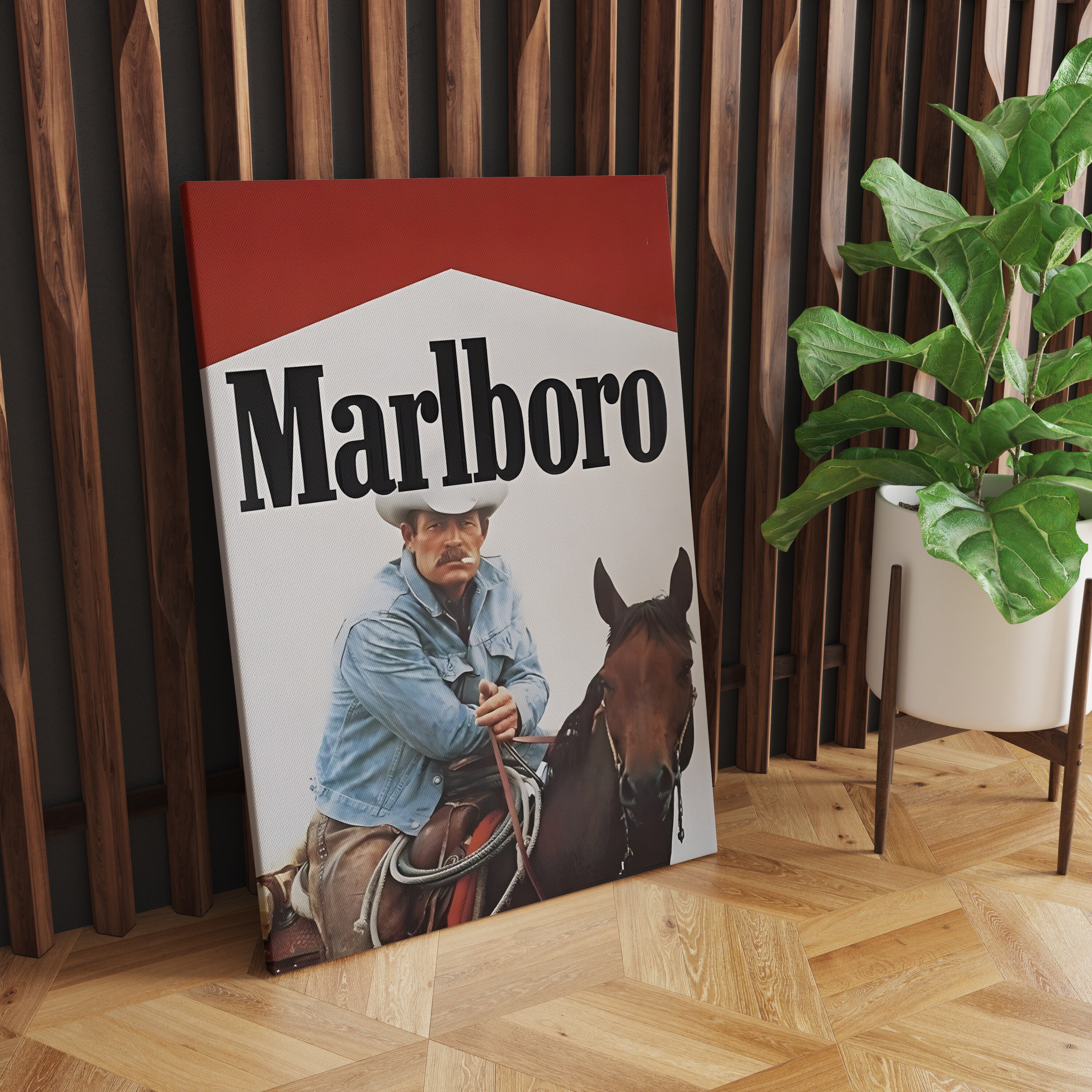 Marlboro Vintage Poster Vintage Cigarette Canvas Classic Tobacco Wall ...