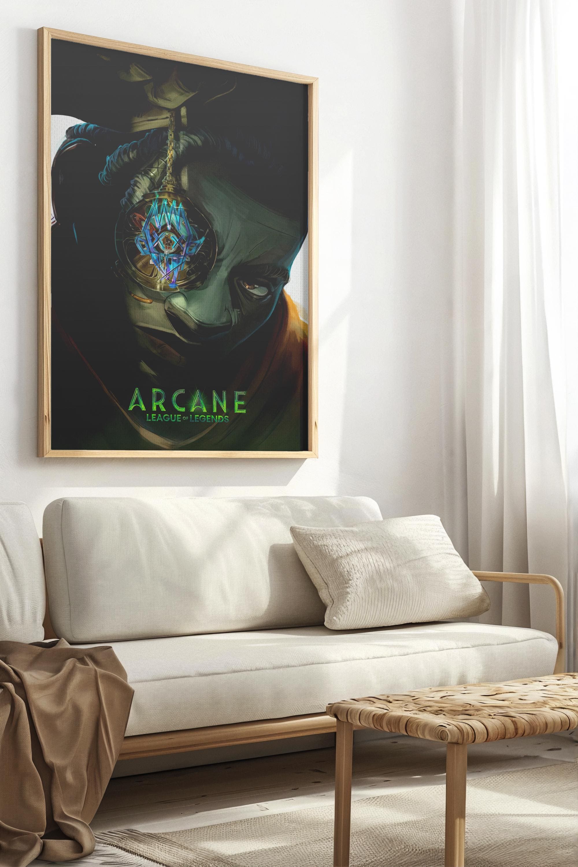 Arcane 2 Ekko Poster, League of Legends Wall Art, Steampunk Clockwork ...