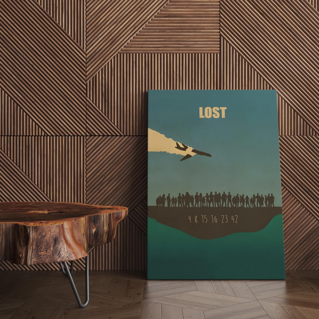 Lost TV Show Poster, Mysterious Island Art Print, Iconic TV Series ...