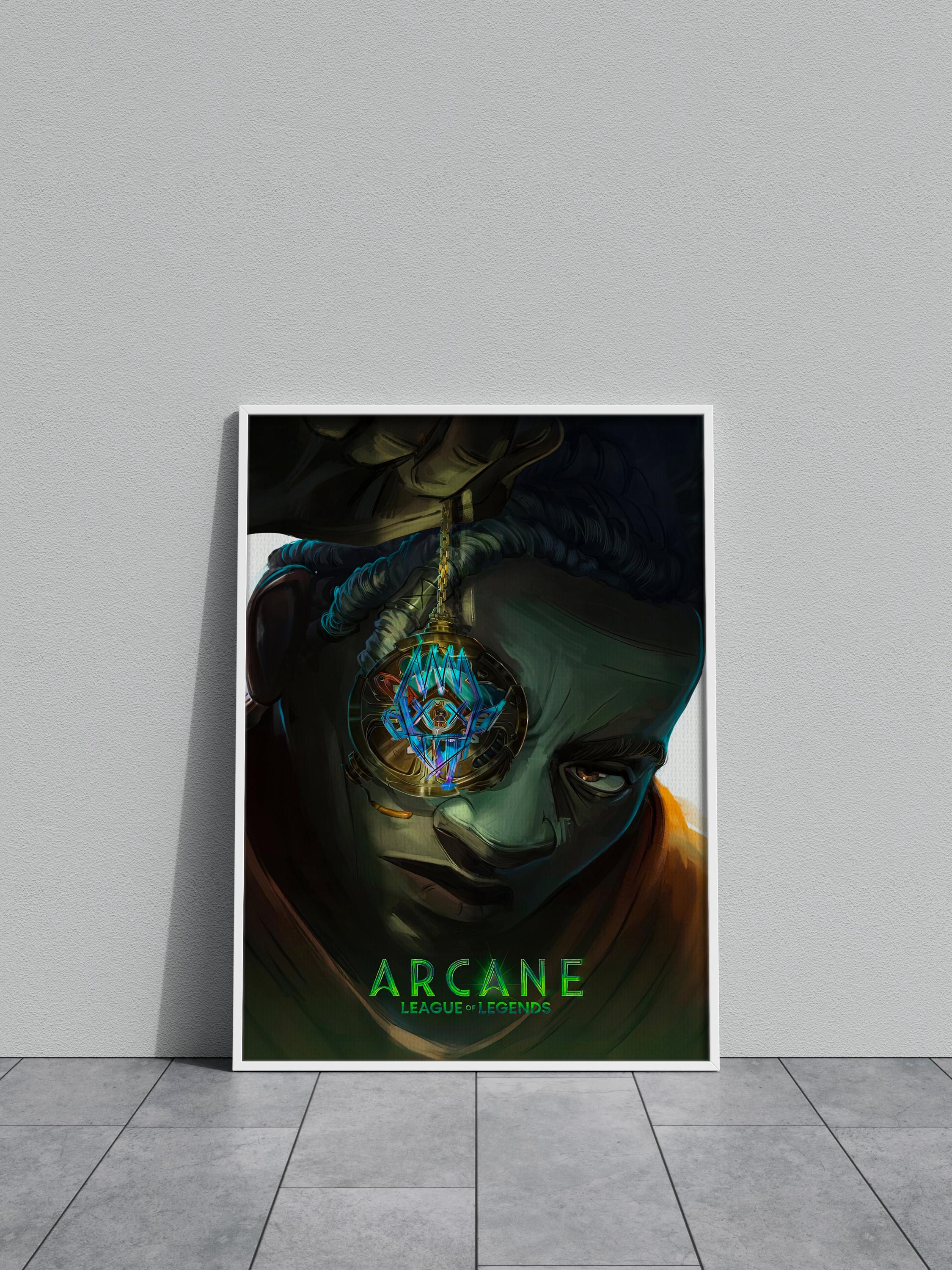 Arcane 2 Ekko Poster, League of Legends Wall Art, Steampunk Clockwork ...