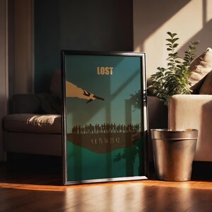 Lost TV Show Poster, Mysterious Island Art Print, Iconic TV Series ...