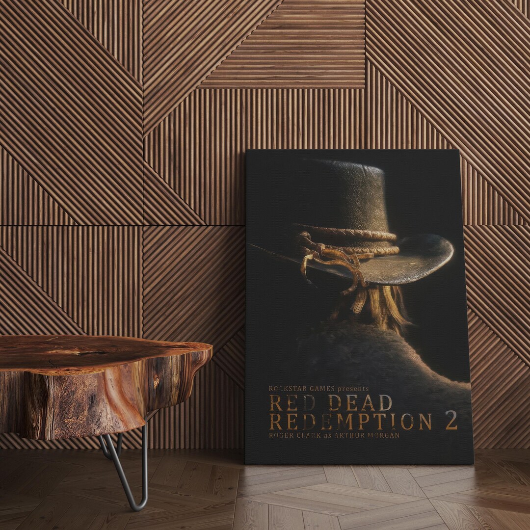 Red Dead Redemption 2 Wall Art, Arthur Morgan Poster, Video Games ...