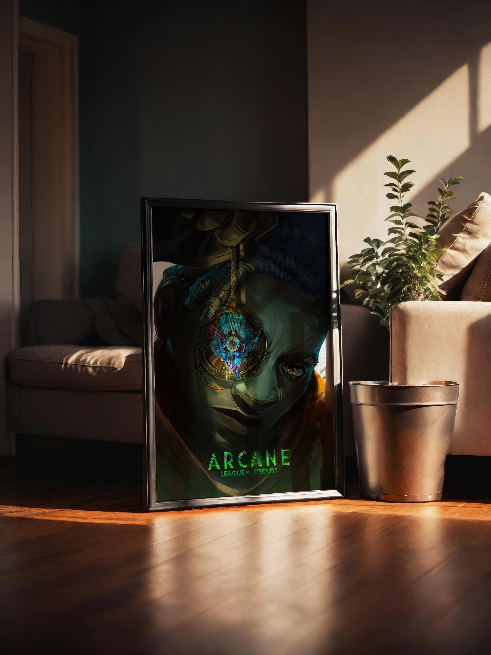 Arcane 2 Ekko Poster, League of Legends Wall Art, Steampunk Clockwork ...