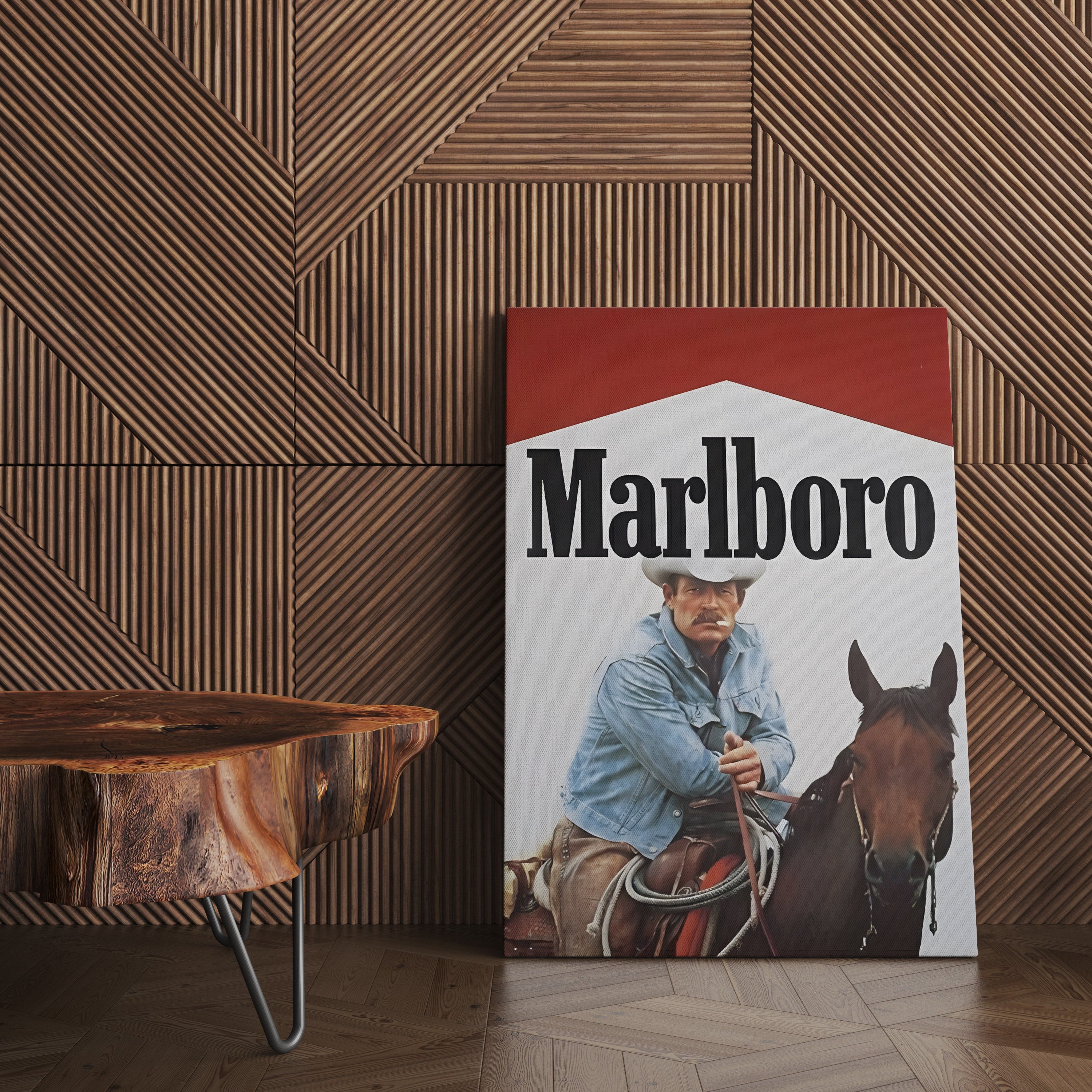 Marlboro Vintage Poster Vintage Cigarette Canvas Classic Tobacco Wall ...