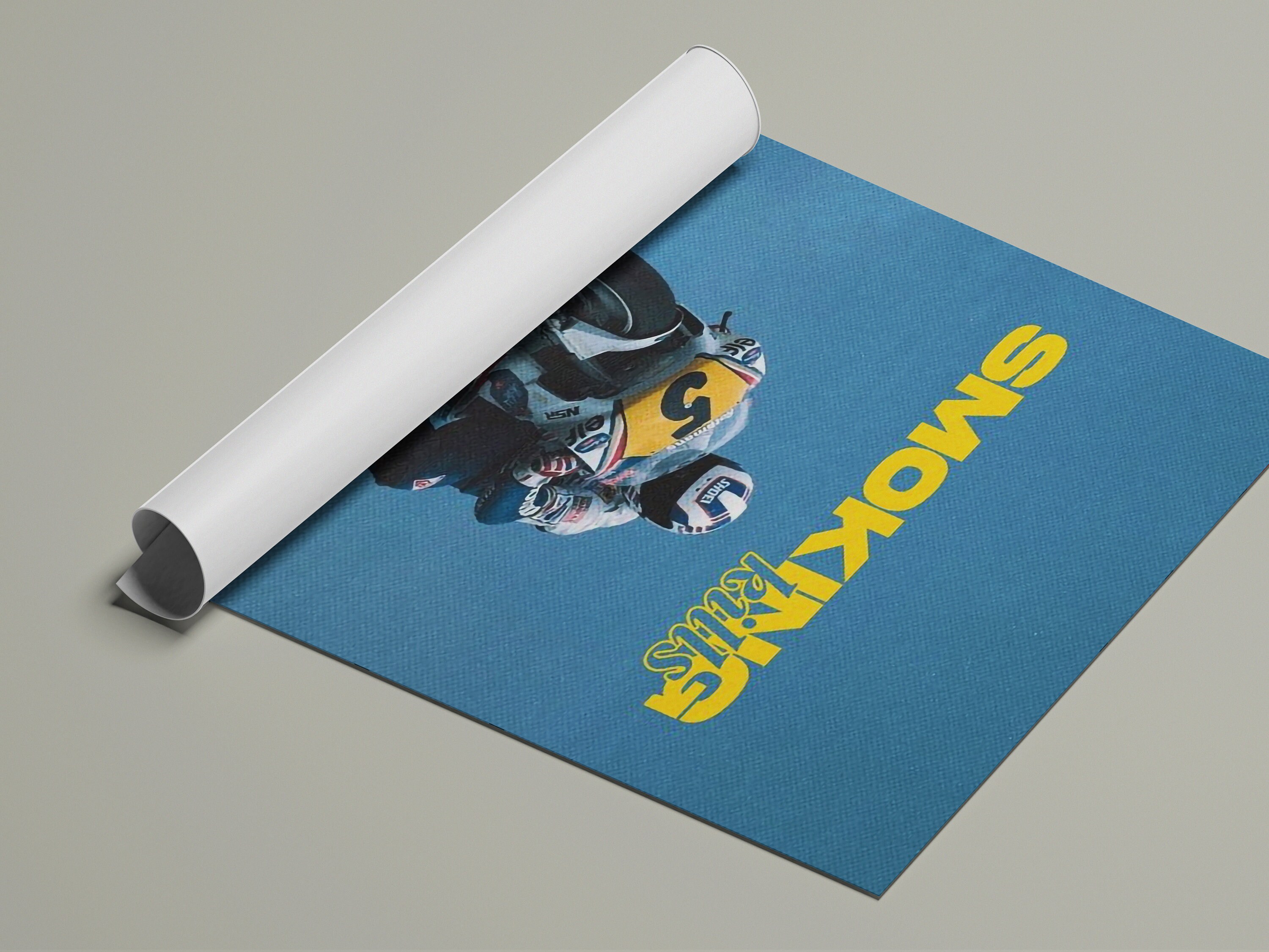 Rothmans Honda Racing Poster Iconic Motorcycle Racing Art Retro Motogp ...