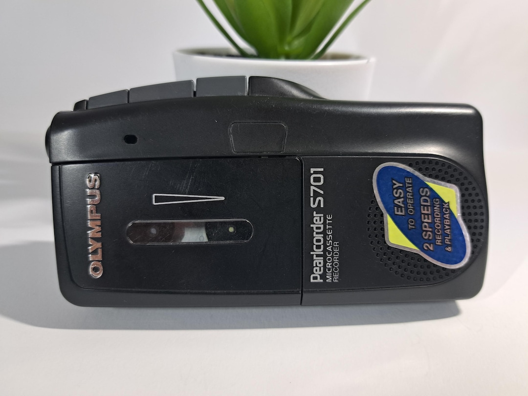 Vintage Olympus Pearlcorder S701 Microcassette Voice Recorder - Etsy