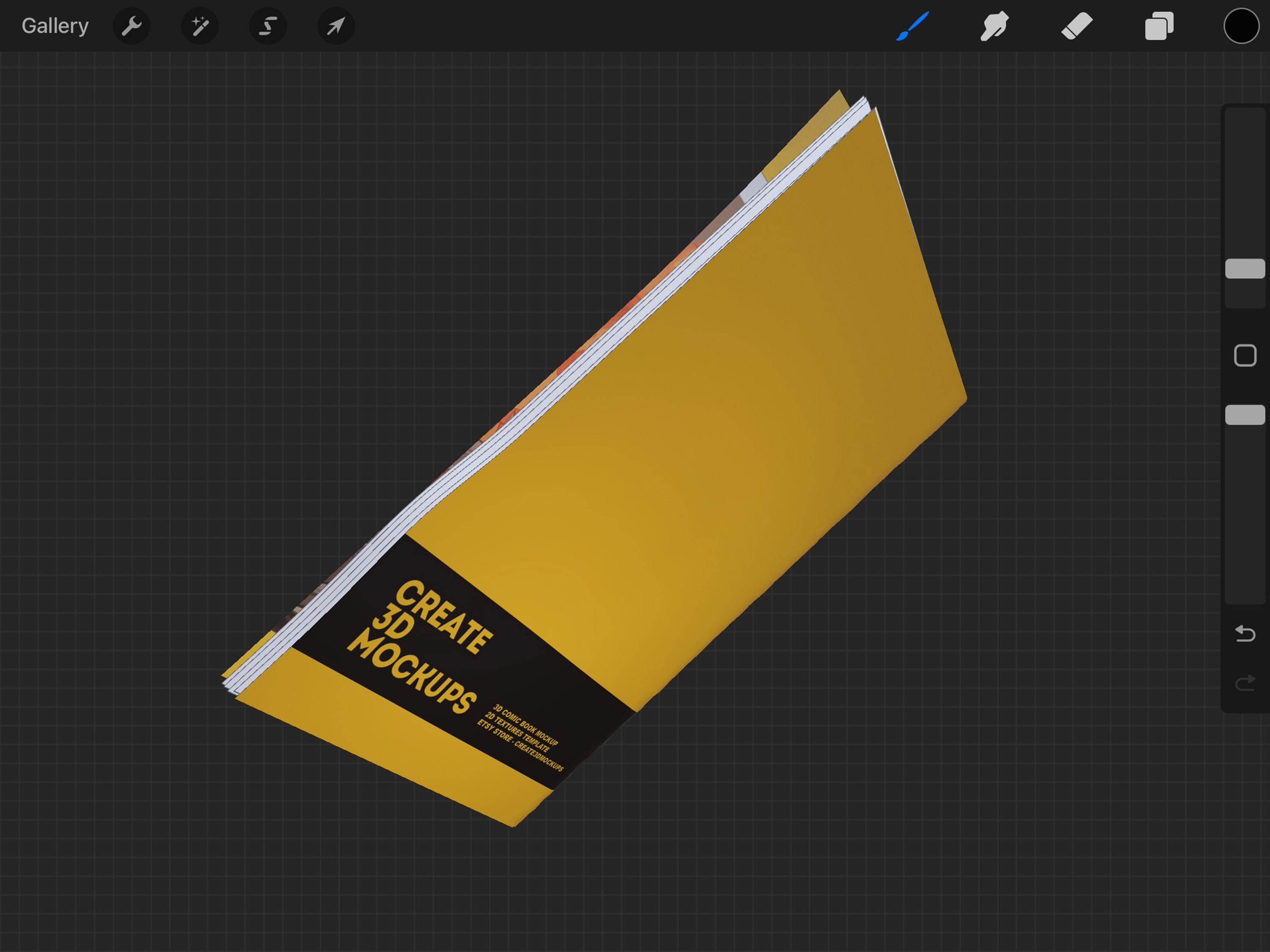 3D Procreate Comic Book Template Mockup | Procreate Comic Art | Comic Book Artist - Etsy Australia