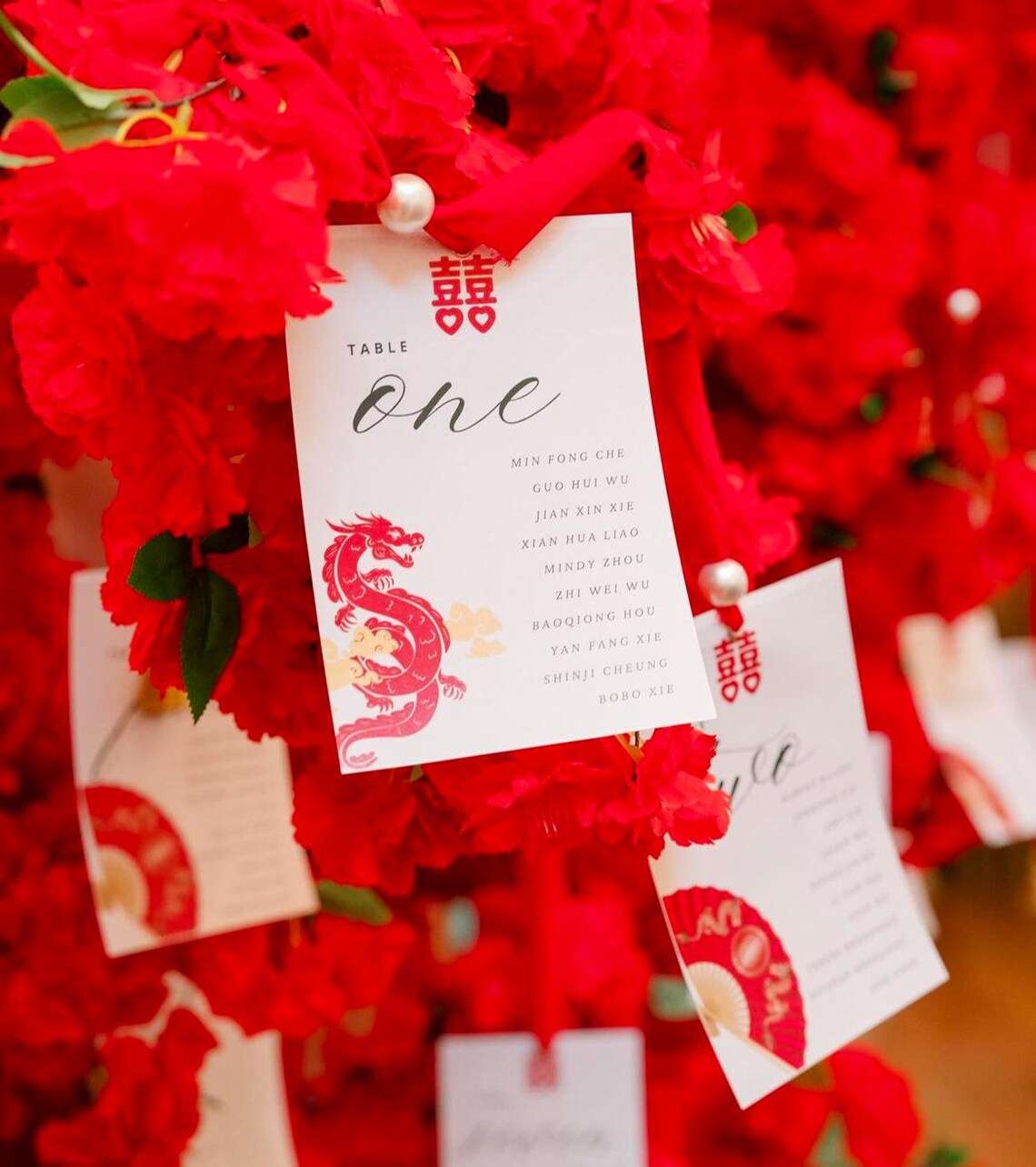 Asian/chinese Themed Table Seating – Elegant, Handcrafted Decor for ...