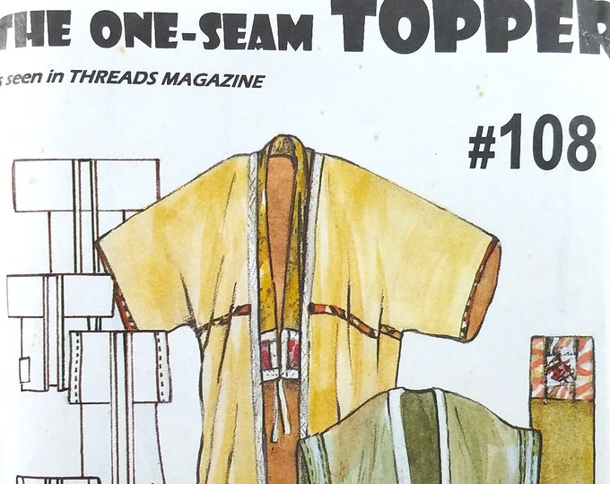 One Seam Topper Sewing Pattern Revisions 108 Diane Ericson Kimono ...