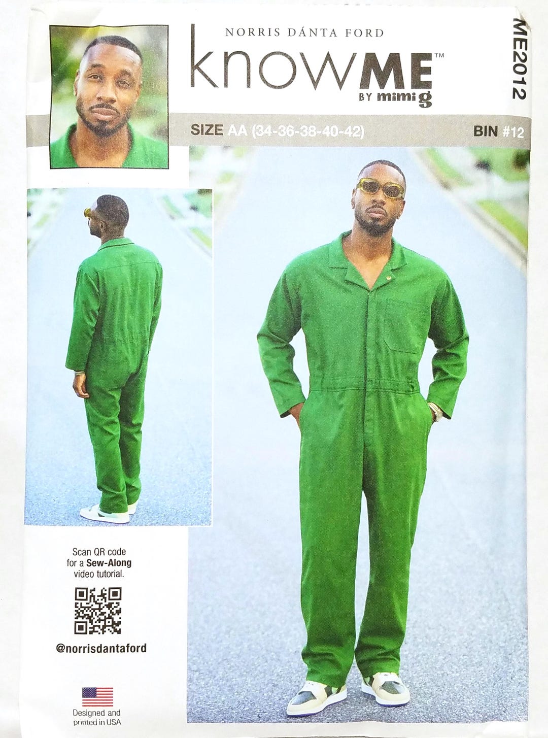 Jumpsuit or Boiler Suit Sewing Pattern Know Me ME2021 Size 34-42 - Etsy