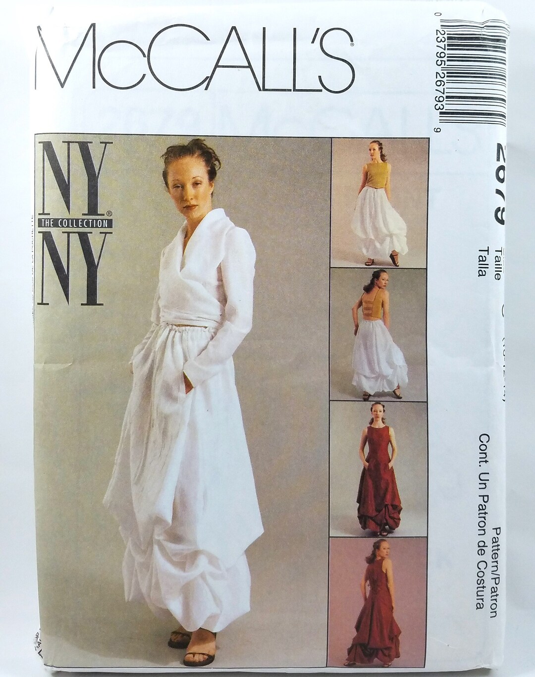 Back Lace Dress Sewing Pattern Mccalls 2679 Size 10 12 14 Modernist ...