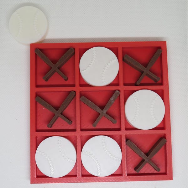 Baseball Tic Tac Toe - Etsy