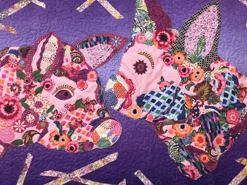 Pig Collage for Adults or Kids - Etsy