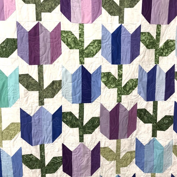 Tulip Quilt - Etsy