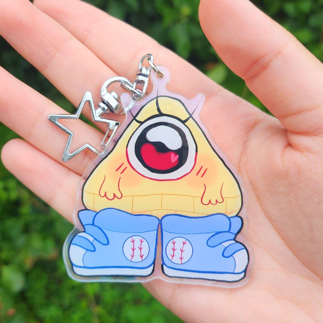 Baby Bill Cipher Holographic Keychain ver. A Gravity Falls Book of Bill ...