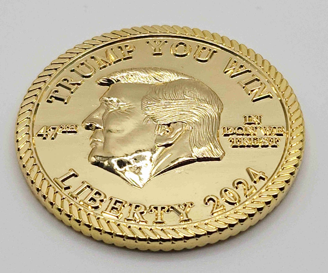 Donald Trump Joe Biden Coin Coins 2024 - ON SALE! - Etsy