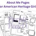 Printable About Me Pages for American Heritage Girls Members ...