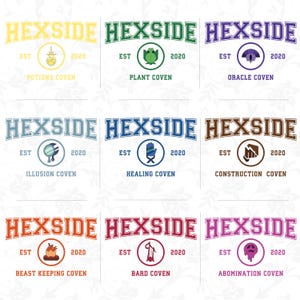 Personalized Owl House Hexside School Tee: Matching Group Costume Shirt ...